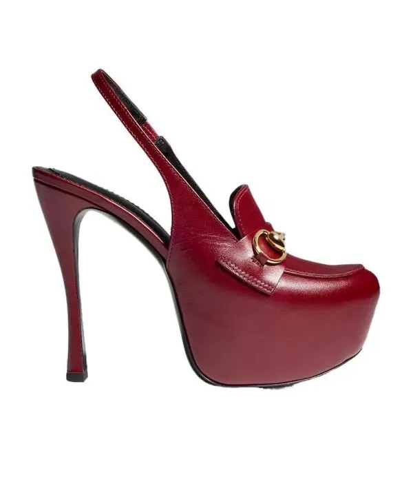 Gucci Platform Slingback With Horsebit