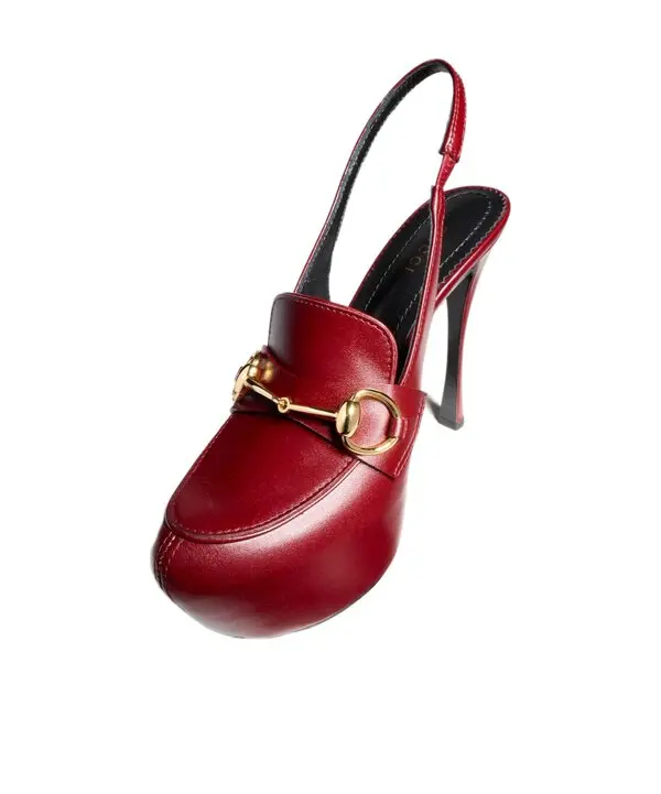 Gucci Platform Slingback With Horsebit