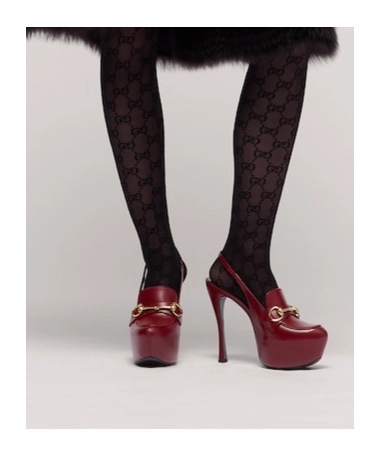 Gucci Platform Slingback With Horsebit