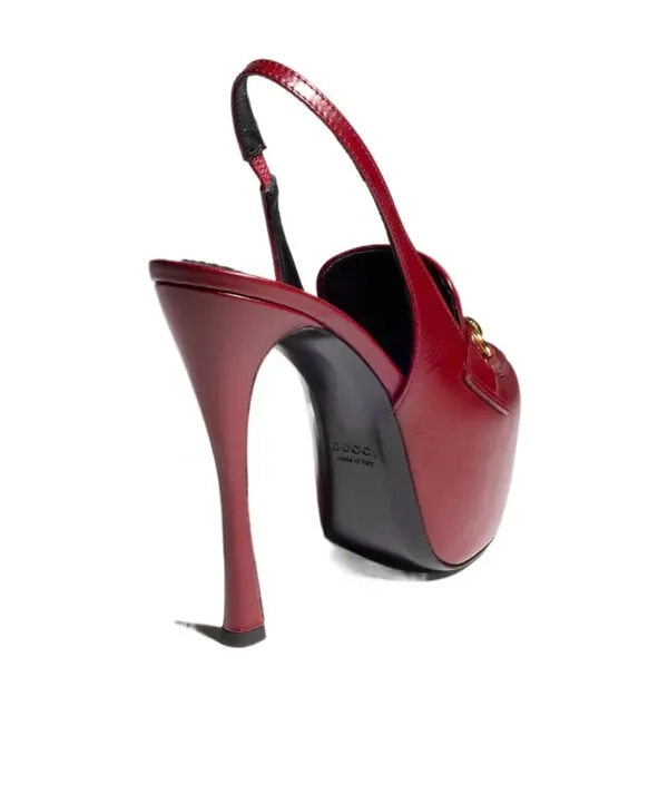 Gucci Platform Slingback With Horsebit