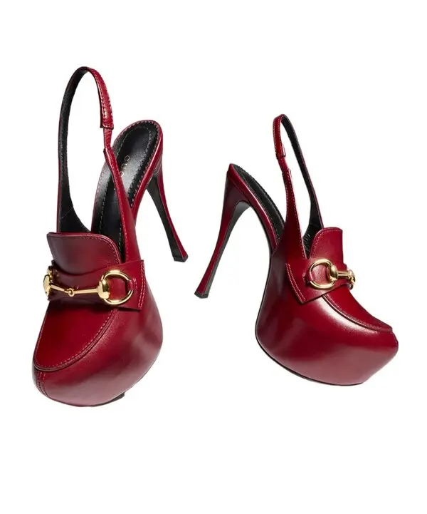 Gucci Platform Slingback With Horsebit