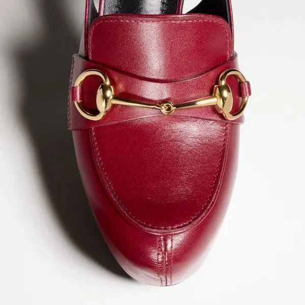 Gucci Platform Slingback With Horsebit