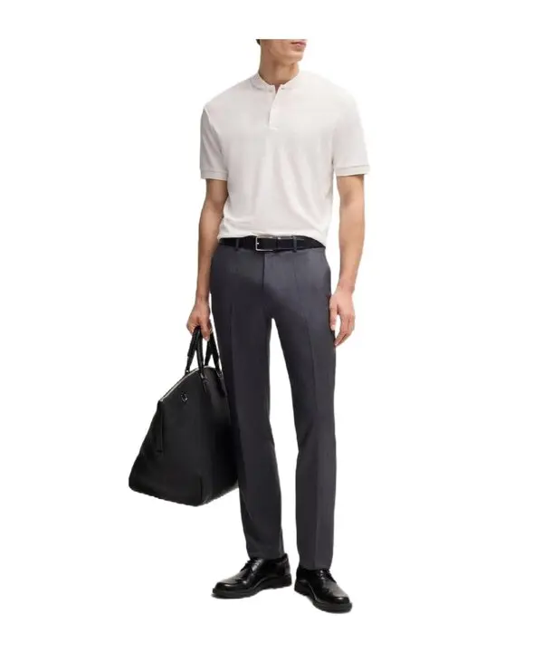 Hugo Boss Collarless Polo Shirt