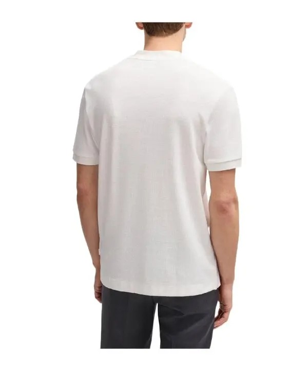 Hugo Boss Collarless Polo Shirt