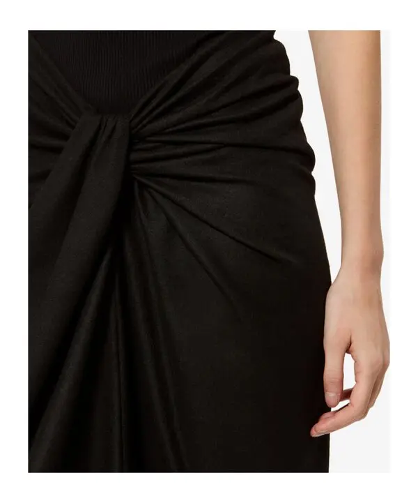 Isabel Marant Étoile Draped Knot-detail Midi Skirt