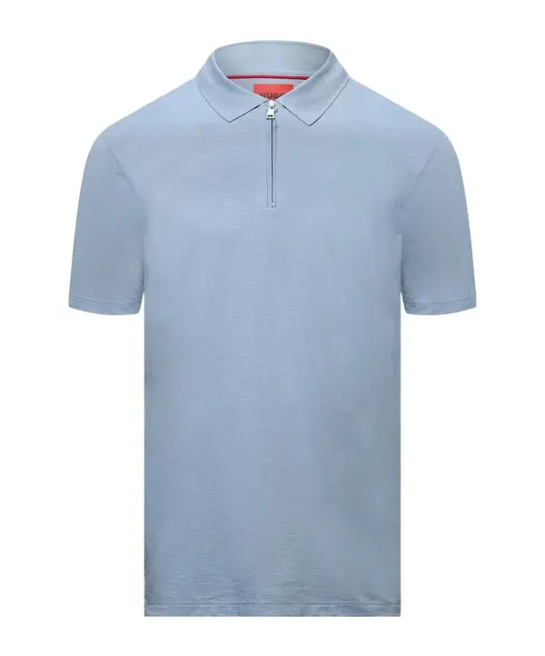 Hugo Boss Zip-neck Polo Shirt