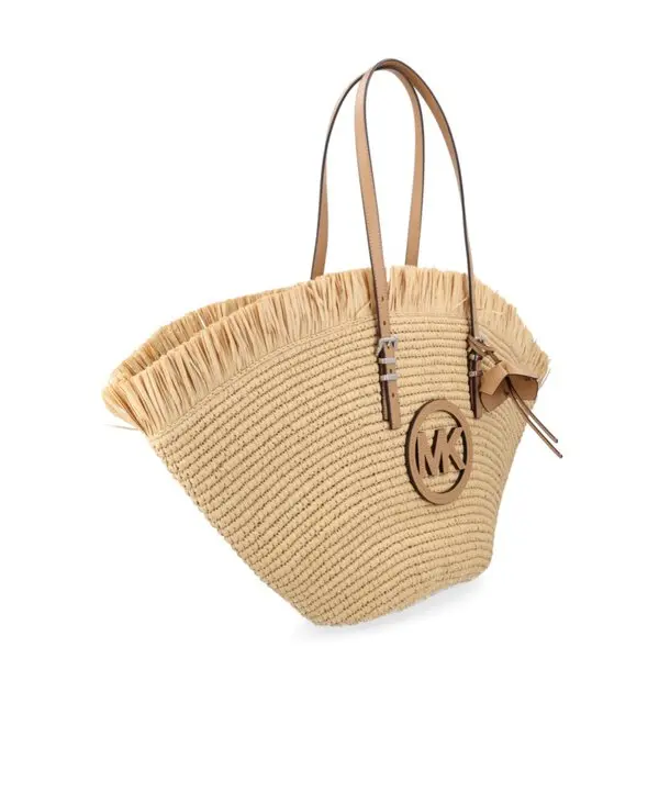 Michael Kors Isa Large Hand-crocheted Fan Tote Bag