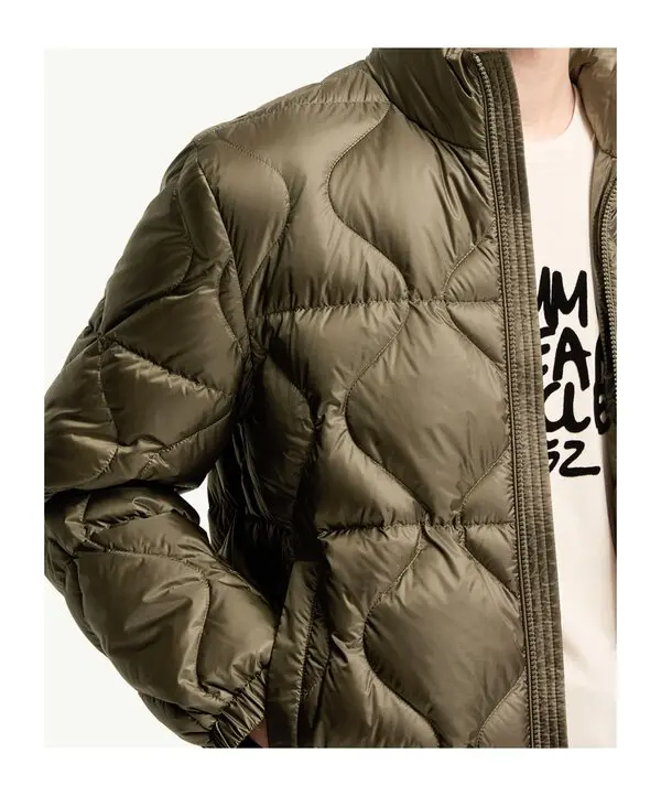 Moncler Asurel Geometric Quilted Short Down Jacket