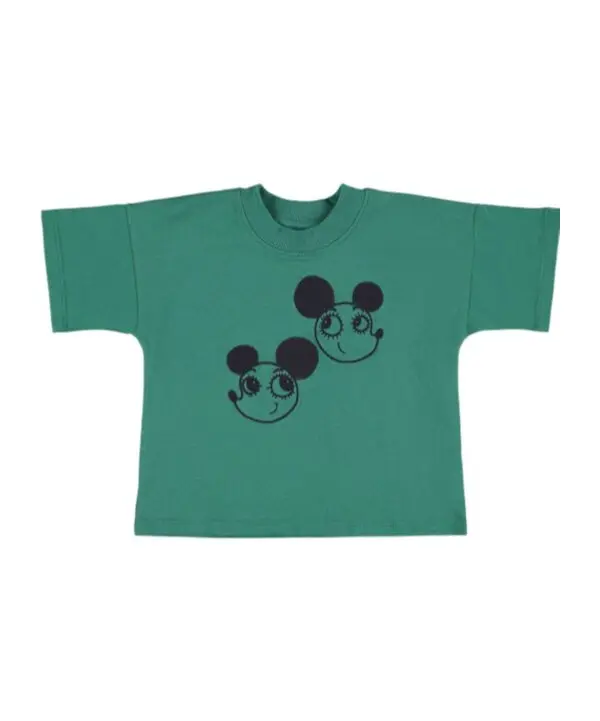 MINI RODINI Embroidered Tshirt