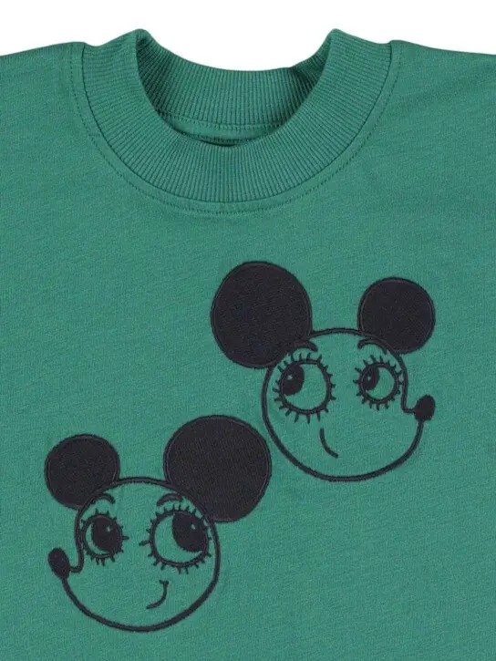 MINI RODINI Embroidered Tshirt