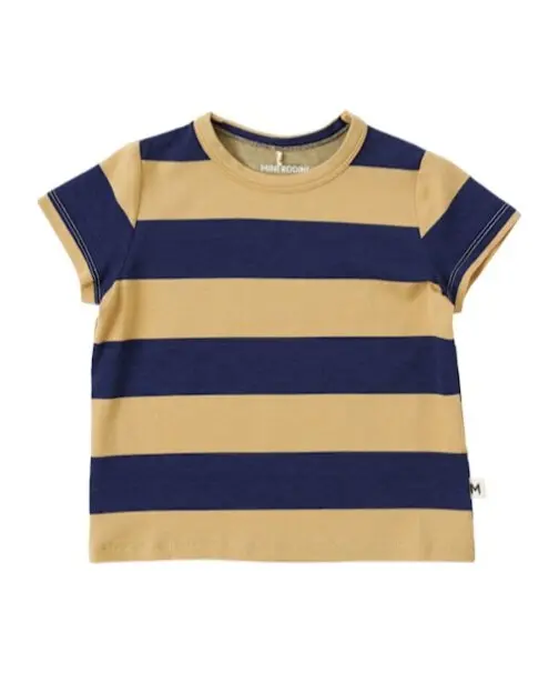 MINI RODINI Colorblock Striped Tshirt