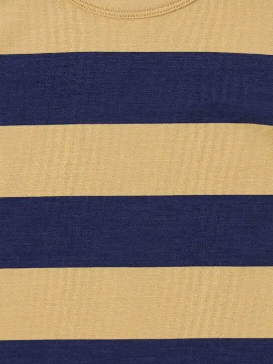 MINI RODINI Colorblock Striped Tshirt