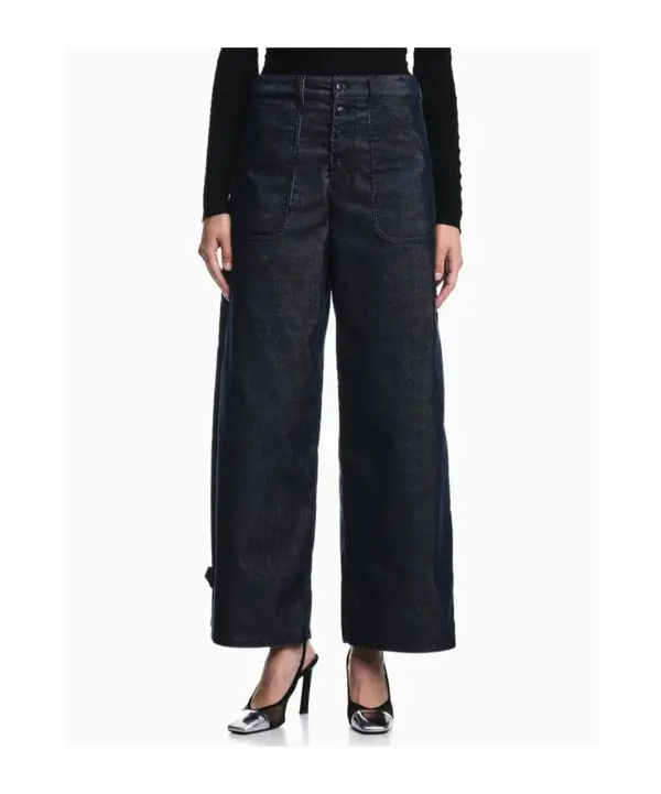 Emporio Armani Mid-rise Wide-leg Jeans