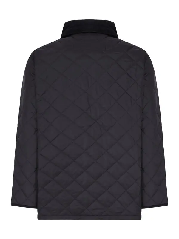 Barbour Corduroycollar Diamondquilted Overshirt Jacket