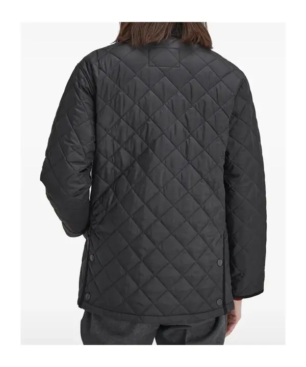 Barbour Corduroycollar Diamondquilted Overshirt Jacket