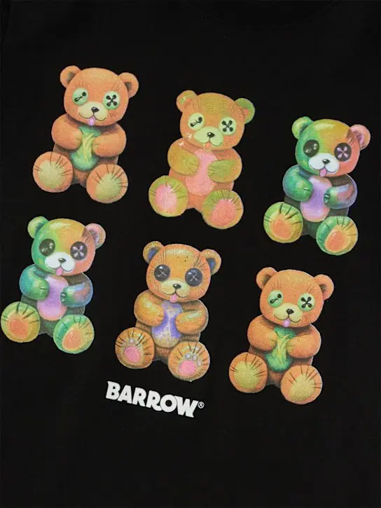 BARROW Solidcolor Print Top