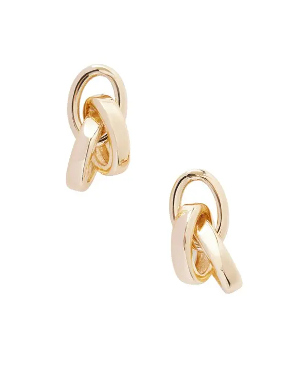Assouline Triple Link Earrings - Gold