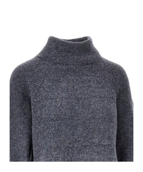 Emporio Armani Turtleneck Sweater In Stockinette Stitch