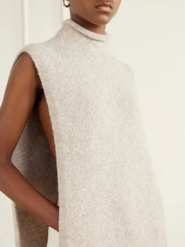 LAUREN MANOOGIAN Alpaca-blend Turtleneck Tank