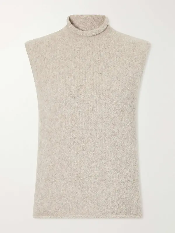 LAUREN MANOOGIAN Alpaca-blend Turtleneck Tank