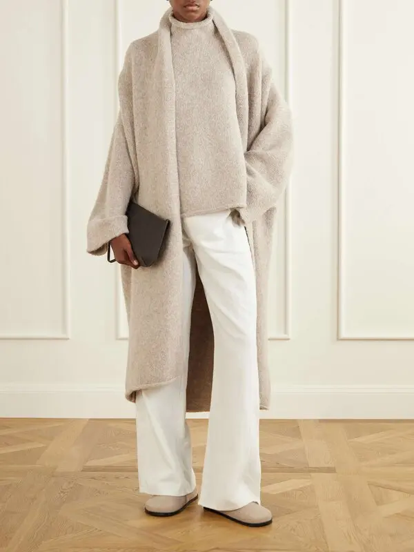 LAUREN MANOOGIAN Alpaca-blend Turtleneck Tank