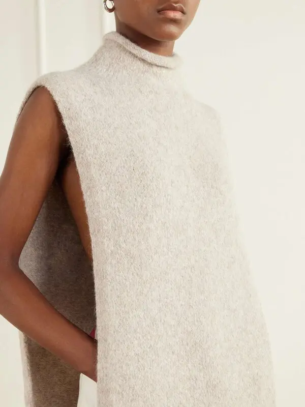 LAUREN MANOOGIAN Alpaca-blend Turtleneck Tank