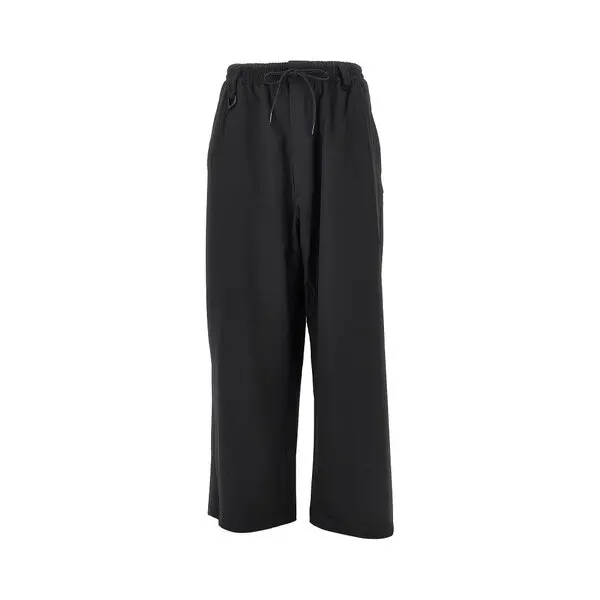 Y3 Traight Leg Wool-blend Pant - Black