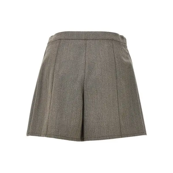 Emporio Armani Wool Twill Skorts