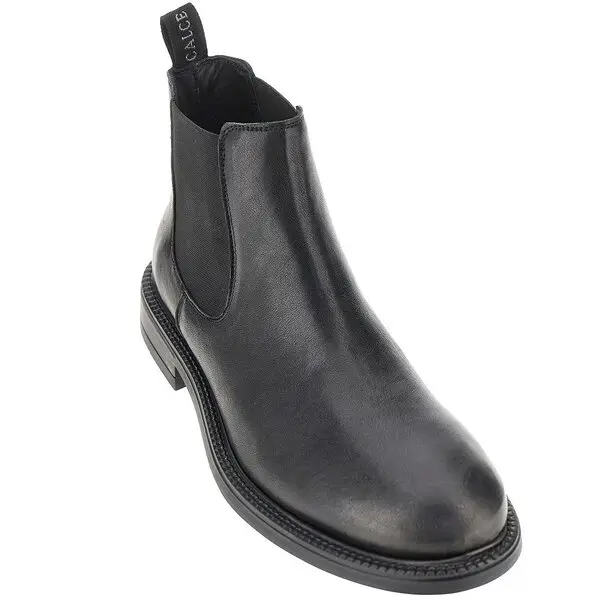 JUAN LACARCEL BY CALCE Leather Chelsea Boots