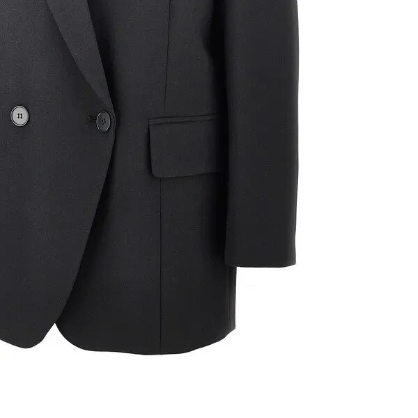 Emporio Armani Wool-blend Oversized Double-breasted Jacket