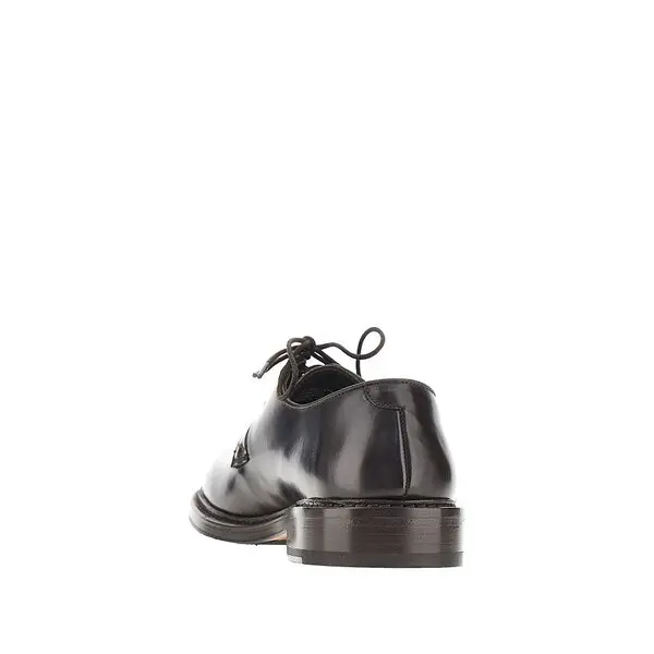 JUAN LACARCEL BY CALCE Brushed Leather Derby Shoes