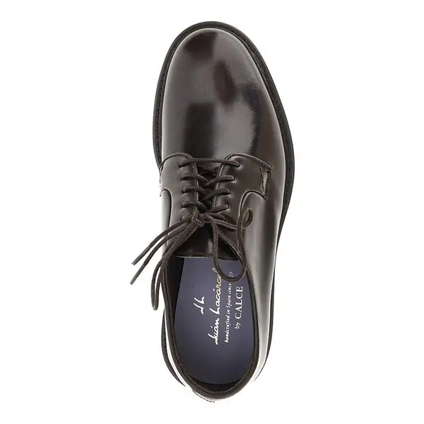 JUAN LACARCEL BY CALCE Brushed Leather Derby Shoes