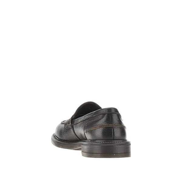 JUAN LACARCEL BY CALCE Grained Leather Loafers