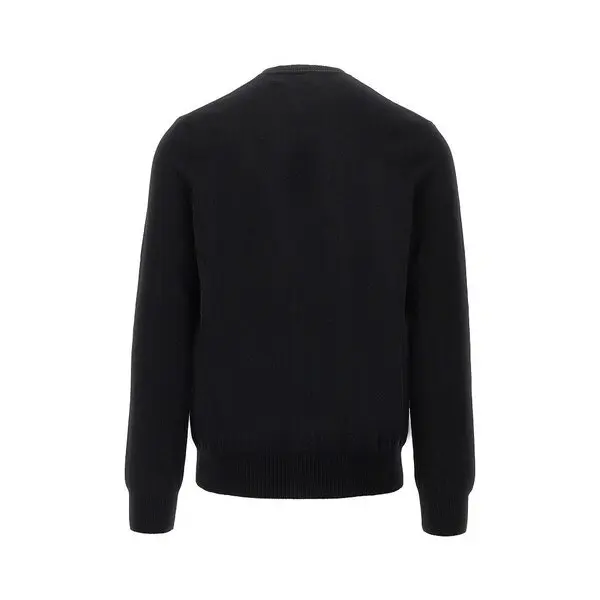 Play Comme Des Garcon Wool Cardigan With Heart Patch An