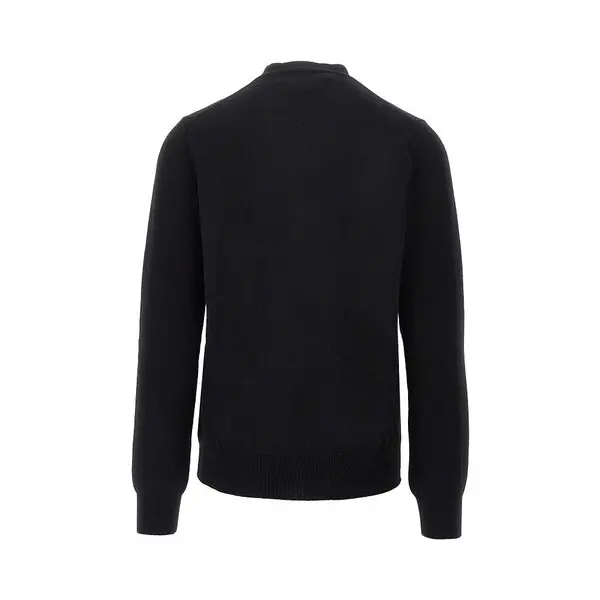 Play Comme Des Garcon Heart Patch Wool Cardigan An