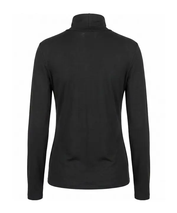 PUROTATTO Roll-neck Long-sleeve Sweater - Black