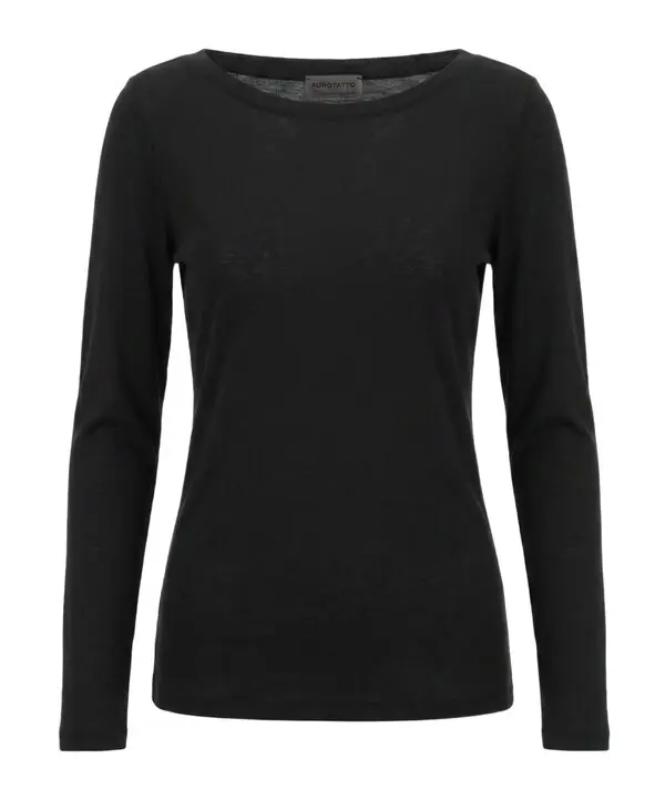 PUROTATTO Long-sleeve T-shirt - Black