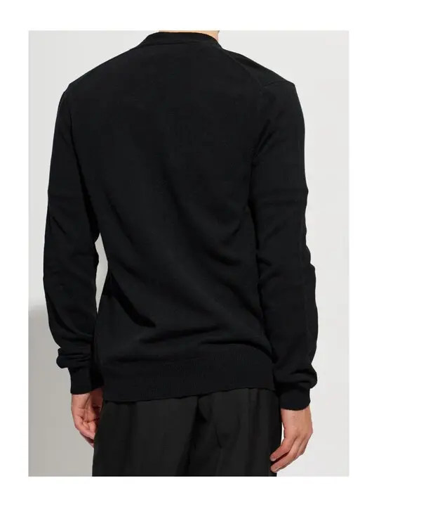 Play Comme Des Garcon Comme Des Garçons Play Logo-patch Buttoned Cardigan