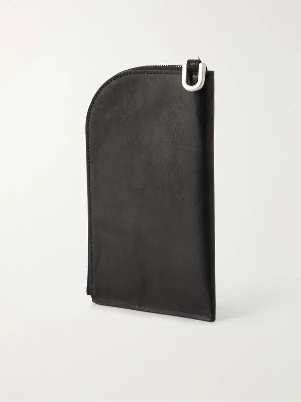 Rick Owens Leather Crossbody Wallet