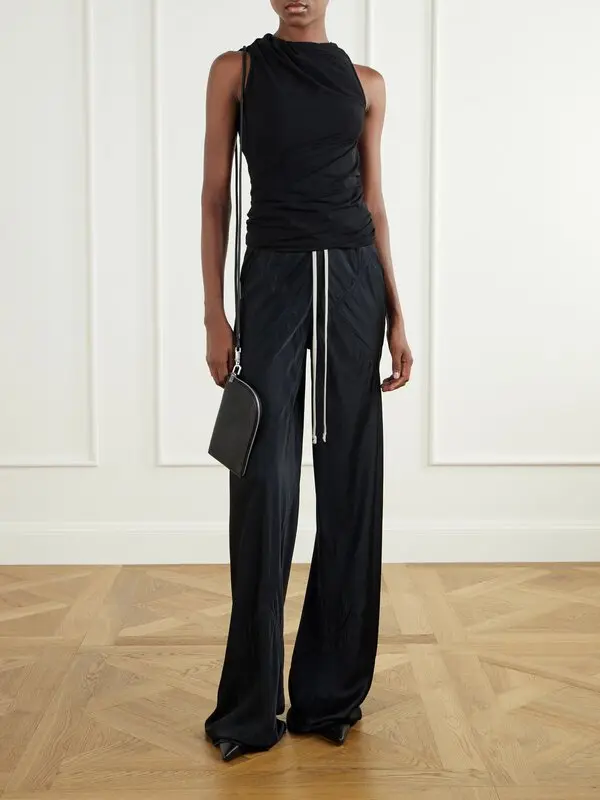 Rick Owens Leather Crossbody Wallet