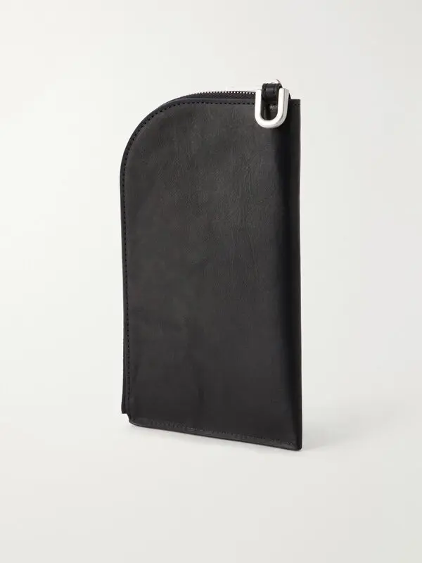 Rick Owens Leather Crossbody Wallet