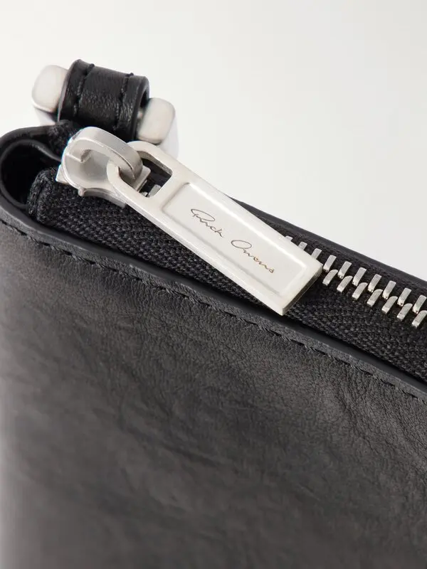 Rick Owens Leather Crossbody Wallet
