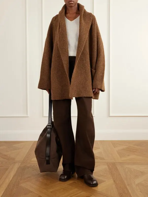 LAUREN MANOOGIAN Alpaca And Wool-blend Coat - Brown
