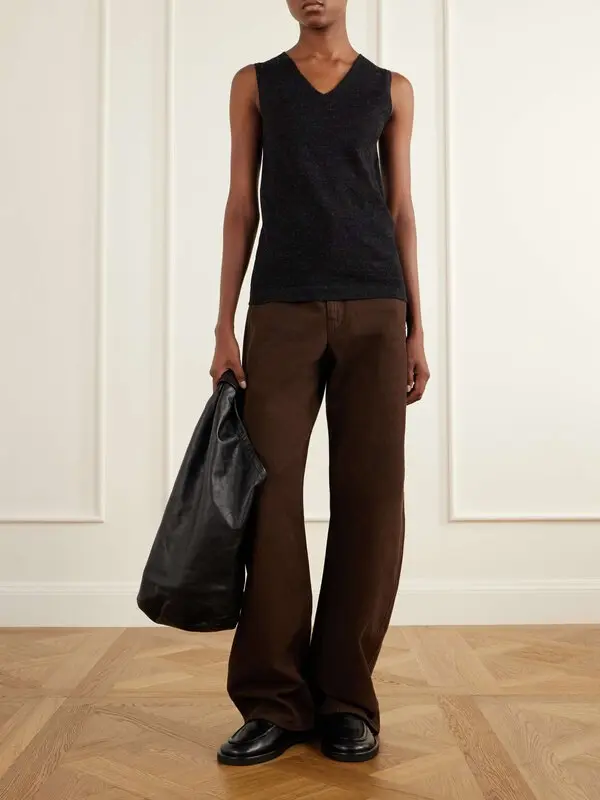 LAUREN MANOOGIAN Alpaca And Merino Wool-blend Cami