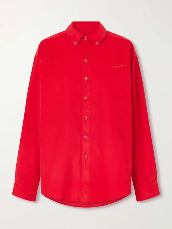 SANDERLAK Cotton-corduroy Shirt
