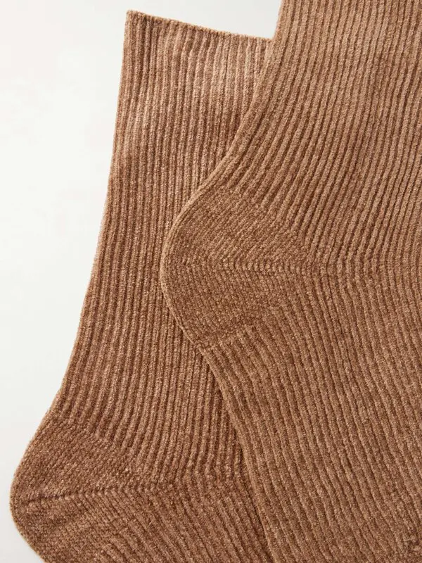 Gabriela Hearst Ribbed Silk Socks