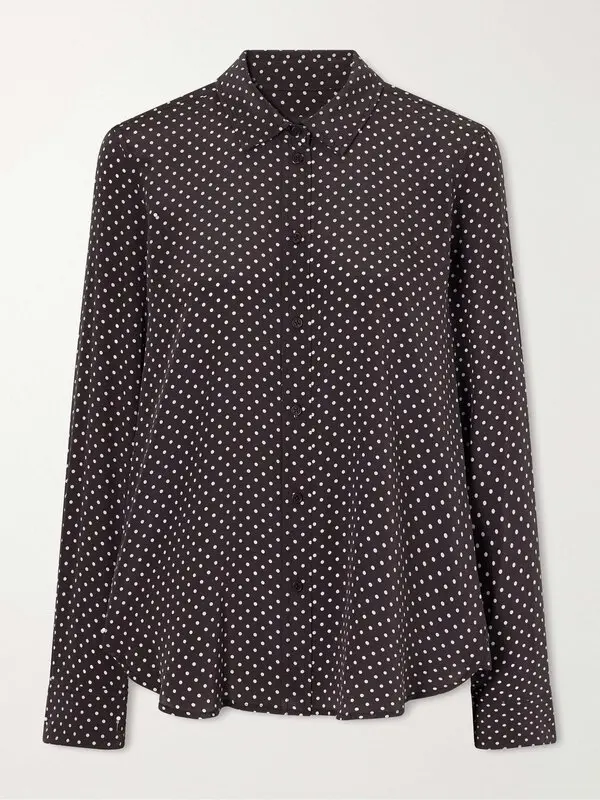 NILI LOTAN Gaia Printed Silk-crepe De Chine Shirt