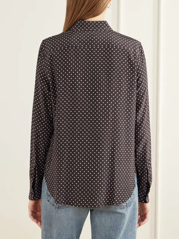 NILI LOTAN Gaia Printed Silk-crepe De Chine Shirt