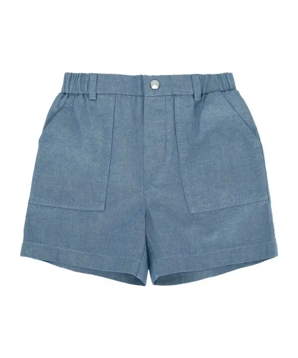 Moncler Elasticated Waistband Logo Patch Shorts