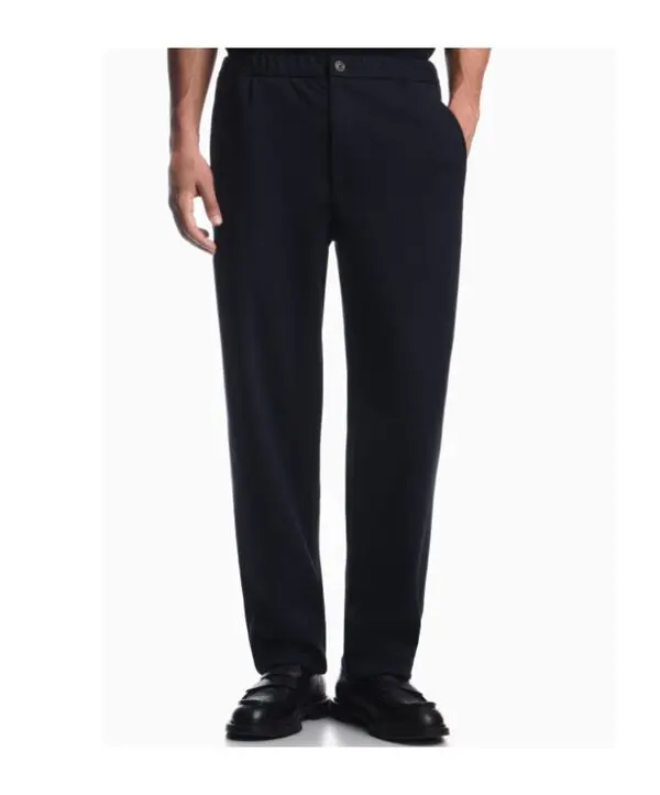 Emporio Armani Jersey Pants In Modal Blend Signature Capsule